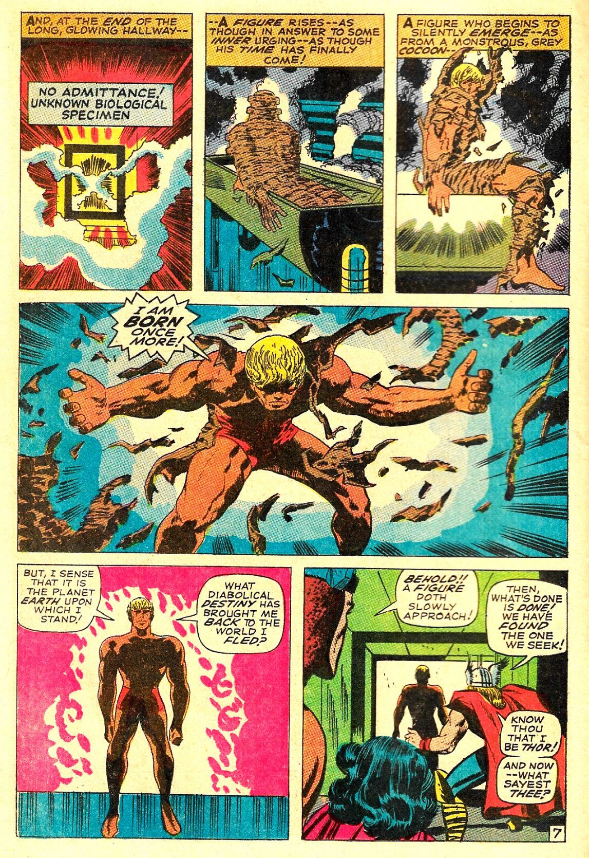 THOR #165 (June1969) 6.0 FN JACK KIRBY! 1st Full Appearance HIM! (pre ...