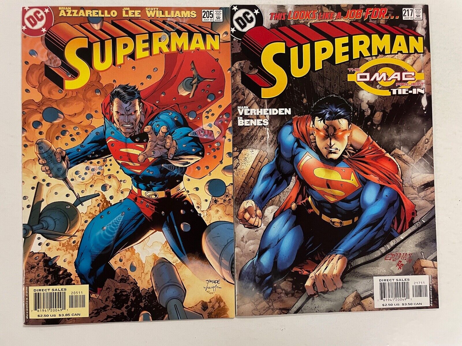 3 Superman DC Comics # 205 217 219 Superman Brainiac 74 NO10 | Comic ...