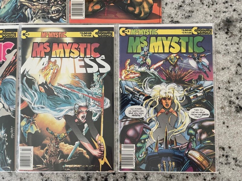5 Continuity Comic Books Ms Mystic 2 3 4 + Revengers 4 6 Megalith Armor ...