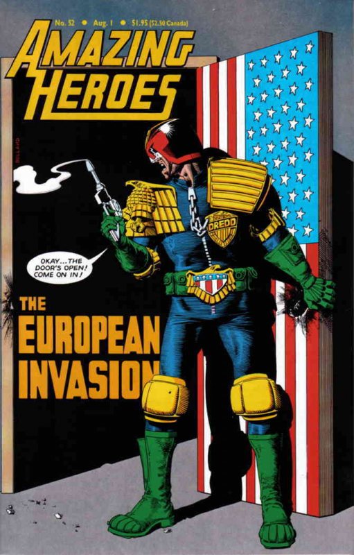 Amazing Heroes #52 FN ; Redbeard | Judge Dredd | Comic Books - Copper ...