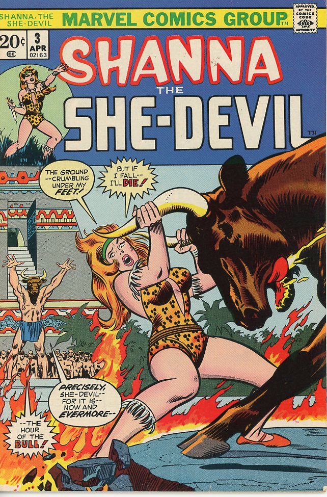 Shanna The She-Devil 3 VF 1973 Buscema Cover! | Comic Books - Bronze ...