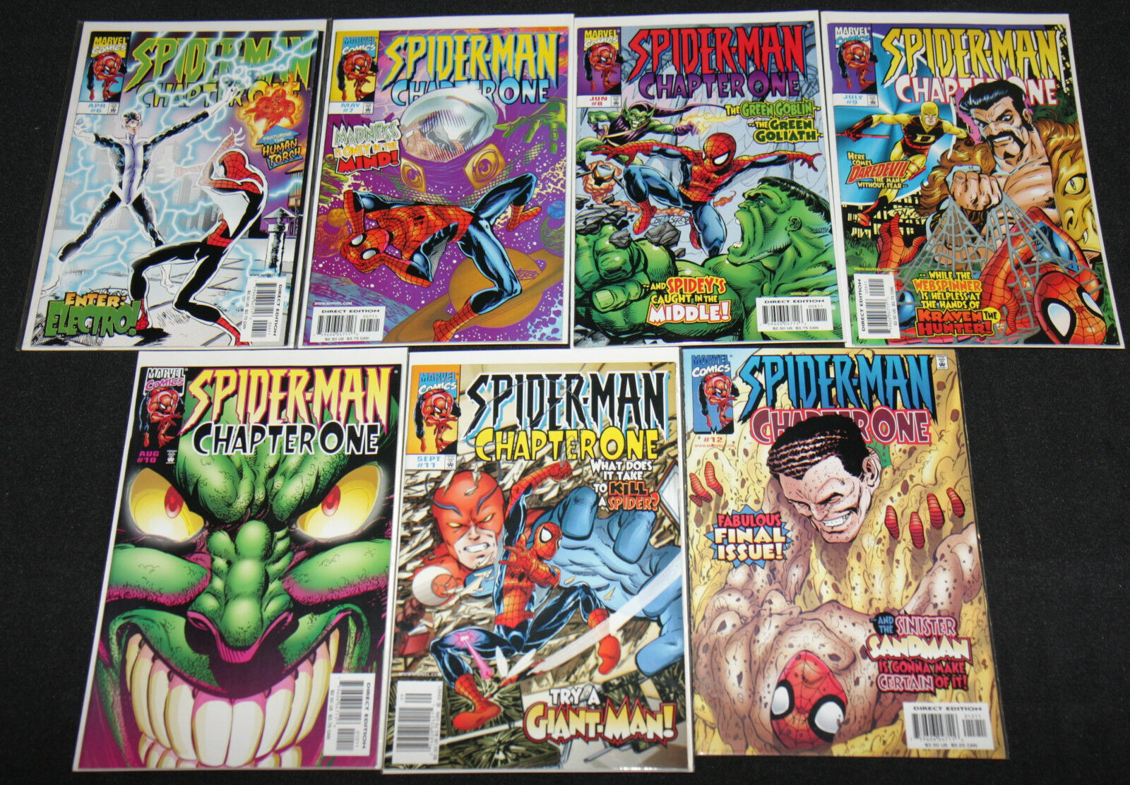 Modern Marvel SPIDER-MAN: CHAPTER ONE #0-12 - 13pc Mid Grade Comic Lot ...