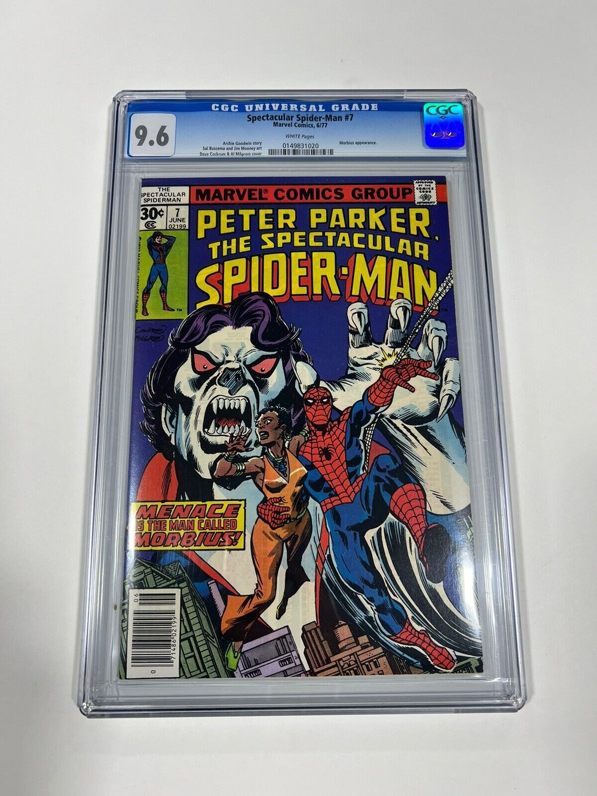 Spectacular Spider-Man #7 - Marvel Comics 1977 CGC 9.6 Morbius ...