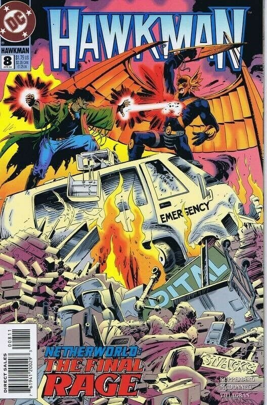 Hawkman #8 ORIGINAL Vintage 1994 DC Comics | Comic Books - Modern Age ...