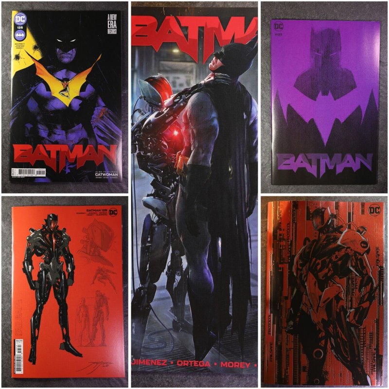 Batman #125 Tiago DA Silva 5 Book Variant Cover A, 2nd Print, 1:25 ...
