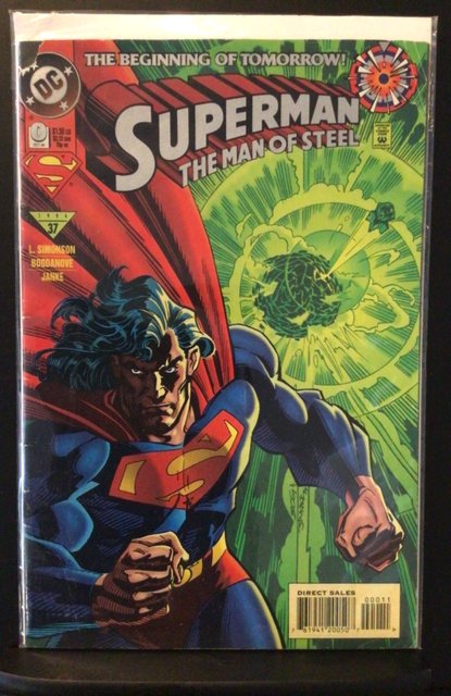 Superman: The Man of Steel #0 (1994) | Comic Books - Modern Age, DC ...