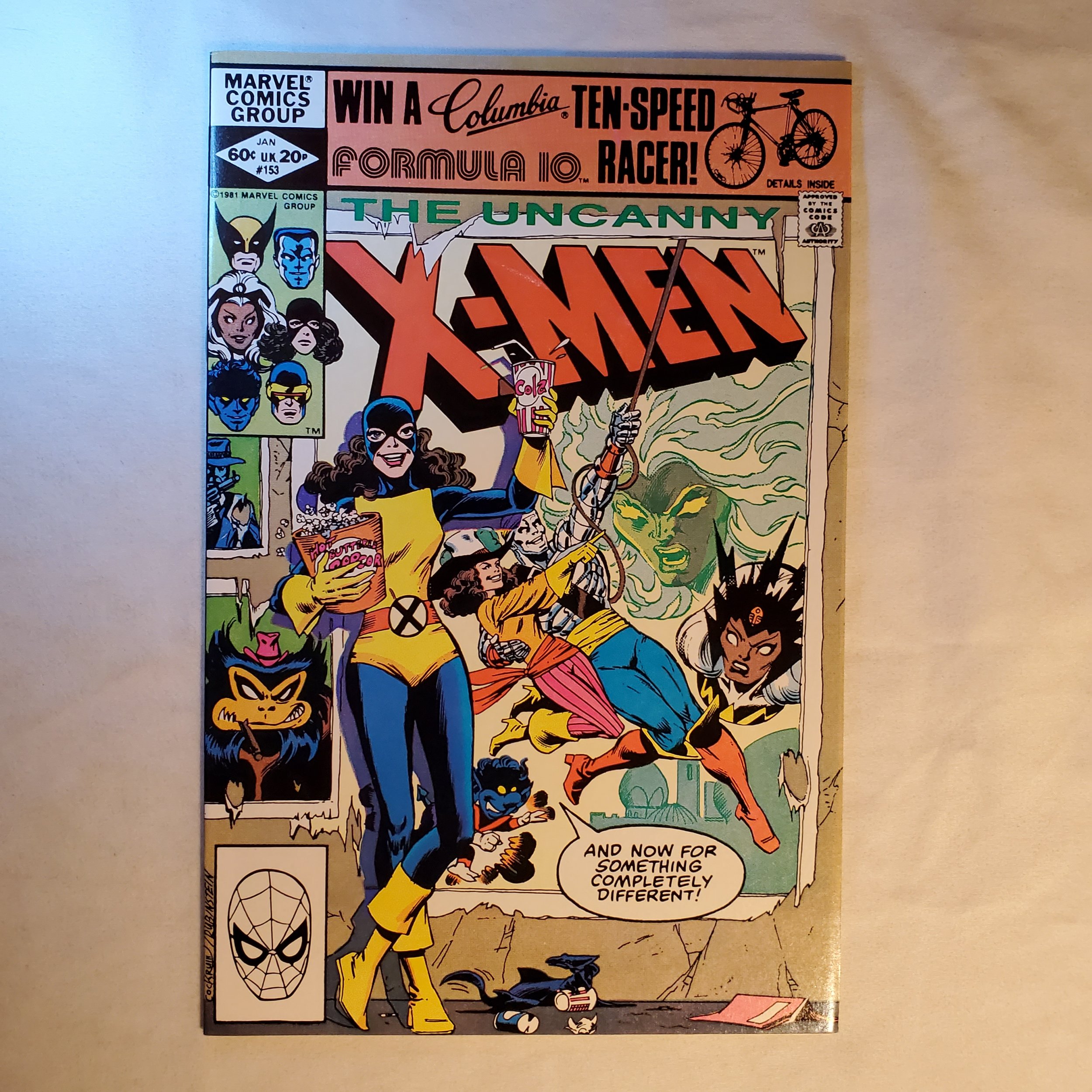 Uncanny X-Men 153 Very Fine/Near MInt Cover by Joe Rubinstein | Comic ...