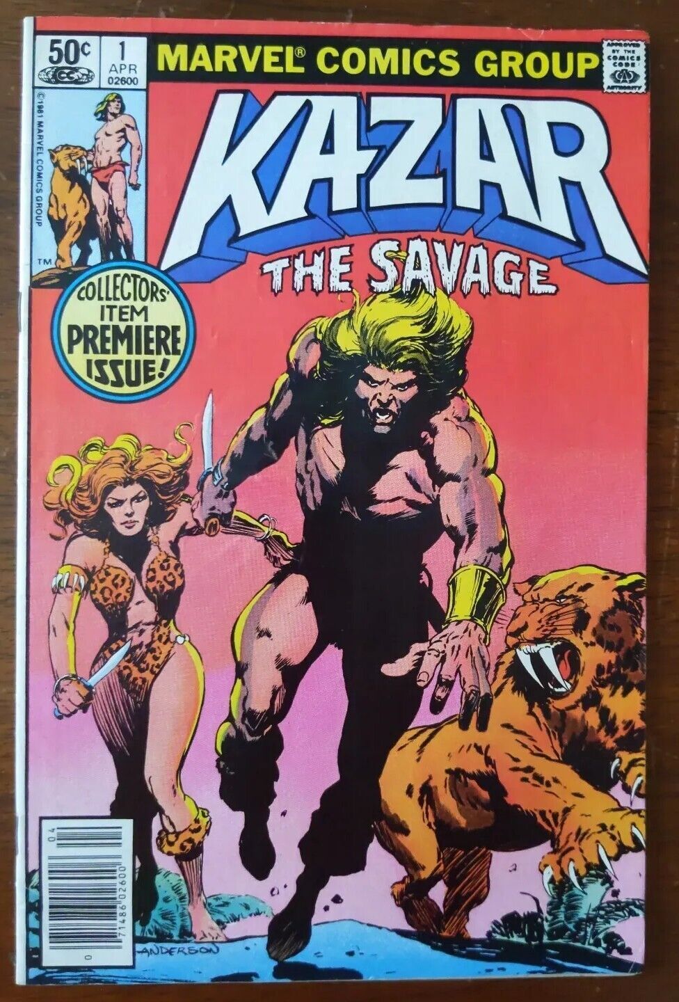 Ka-Zar The Savage #1 - Newsstand Shanna Zabu Savage Land 1st App Pangea ...
