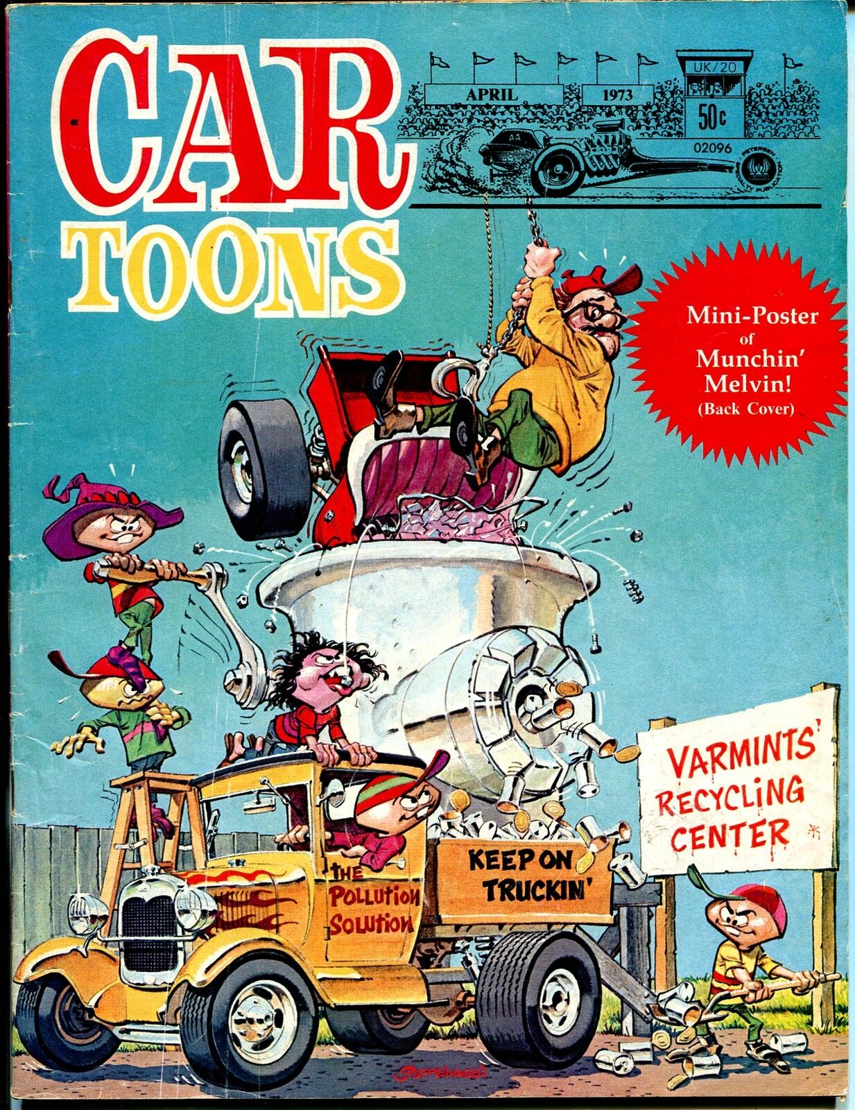 CARtoons #70 1973-Petersen-hot rod cartoons-Tarzan parody-VG | Comic ...