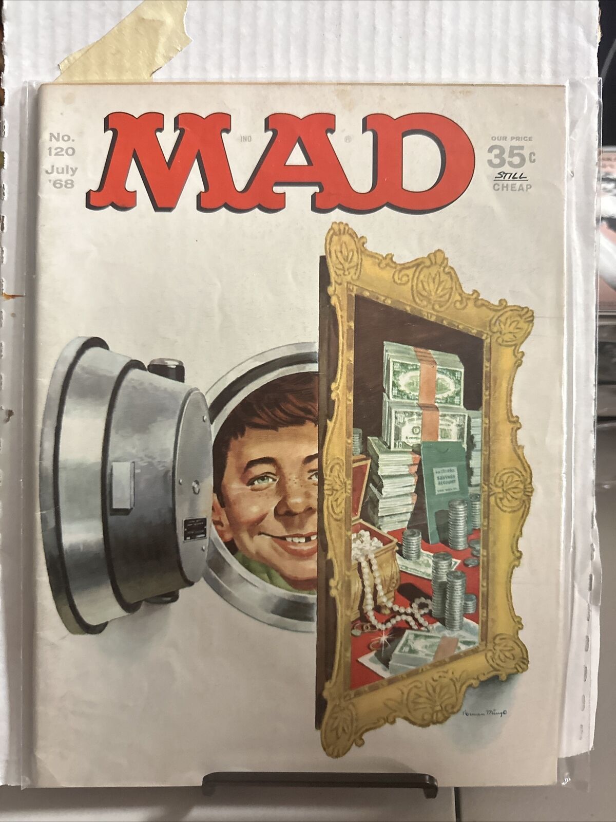 Mad Magazine July 1968 No. 120 Hidden Bank Vault No Label | Comic Books ...