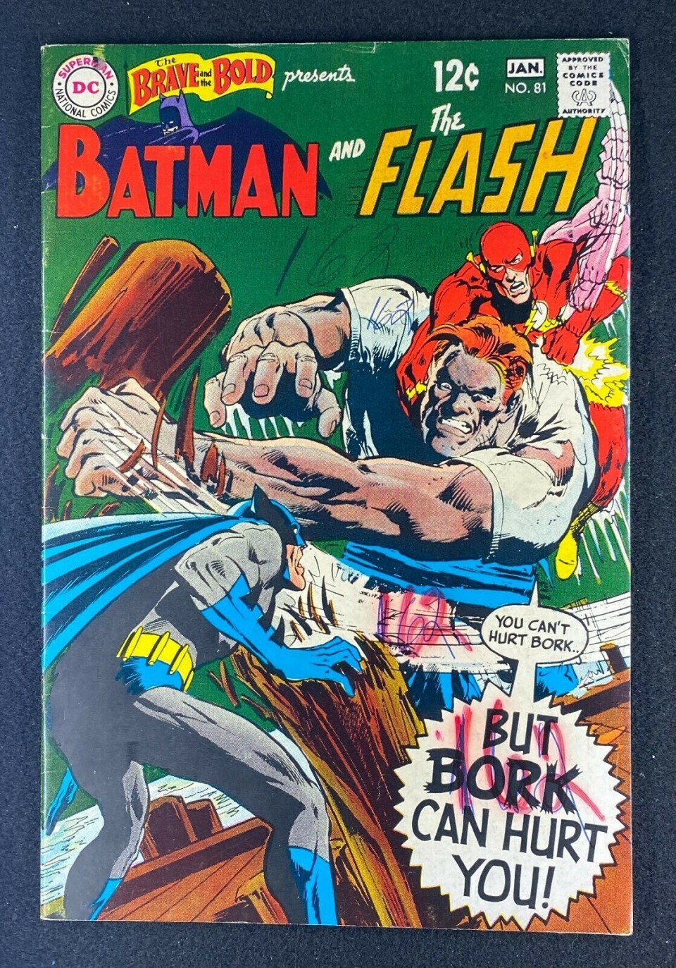 Brave and the Bold (1955) #81VG/FN (4.0) Batman Flash Neal Adams Cover ...