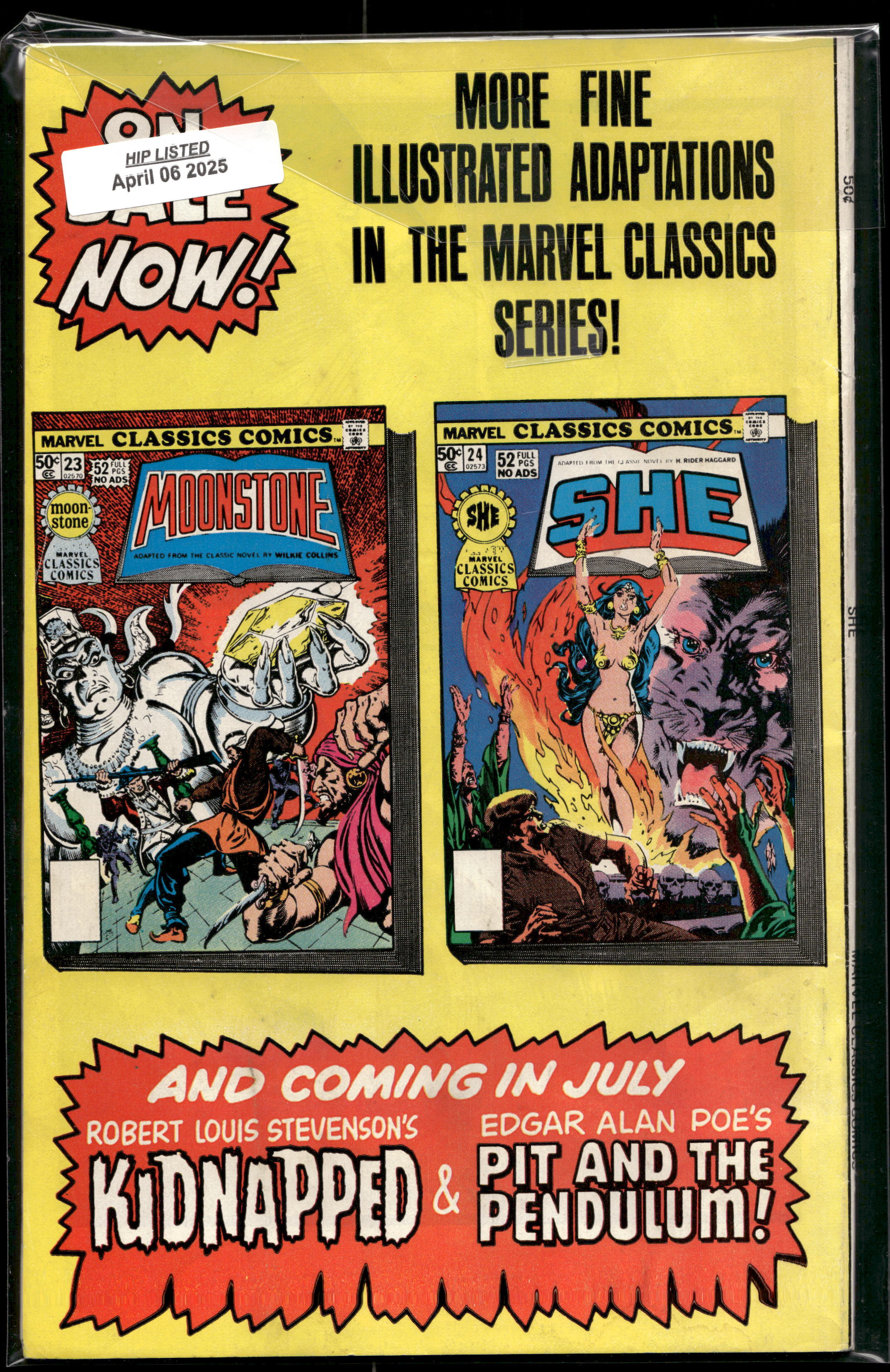 Marvel Classics Comics #24 (1977) | Comic Books - Bronze Age, Marvel ...