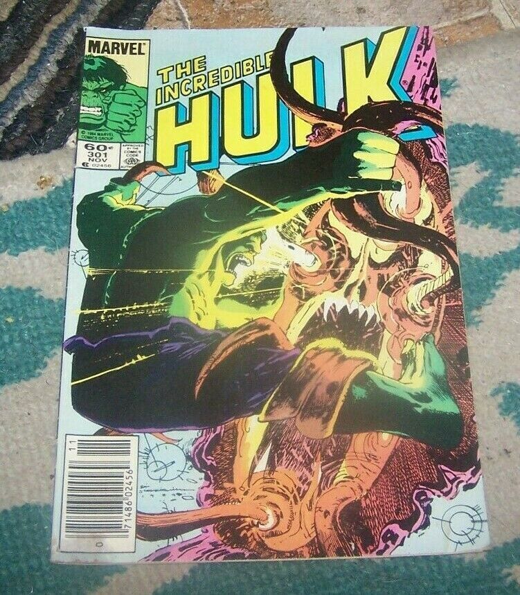 Incredible Hulk # 301 1984 Marvel crossroads monster IMMORTAL ? | Comic ...