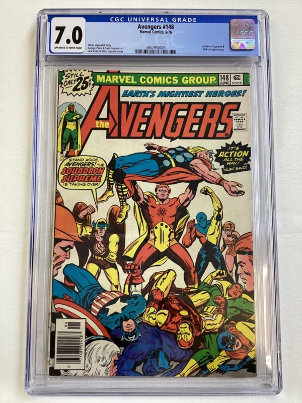 Avengers #148 - CGC 7.0 - Marvel Comics - 1976 - Squadron Supreme ...