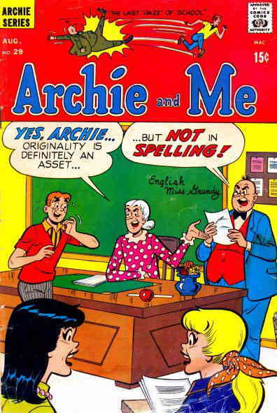 Archie and Me #29 VG ; Archie | low grade comic August 1969 English ...
