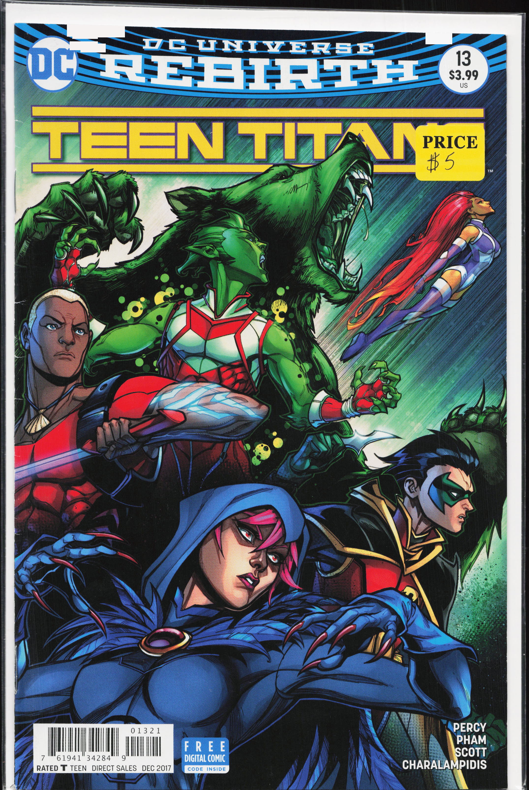 Teen Titans #13 Variant Cover (2017) Teen Titans | Comic Books - Modern ...