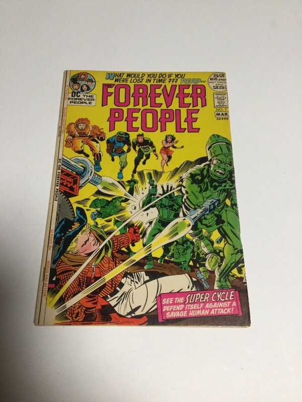 Forever People #7 1972 DC Superhero Comic Book Jack Kirby Fine Fn 6.0 ...