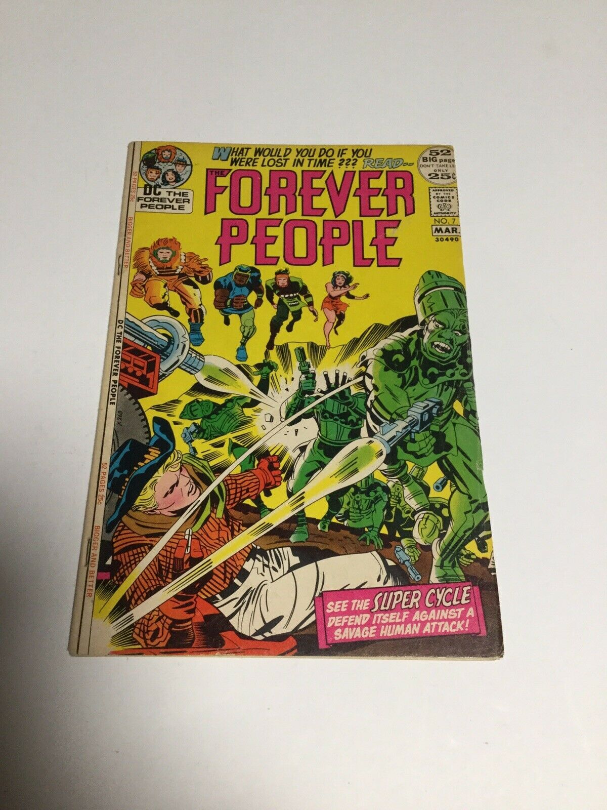 Forever People #7 1972 DC Superhero Comic Book Jack Kirby Fine Fn 6.0 ...