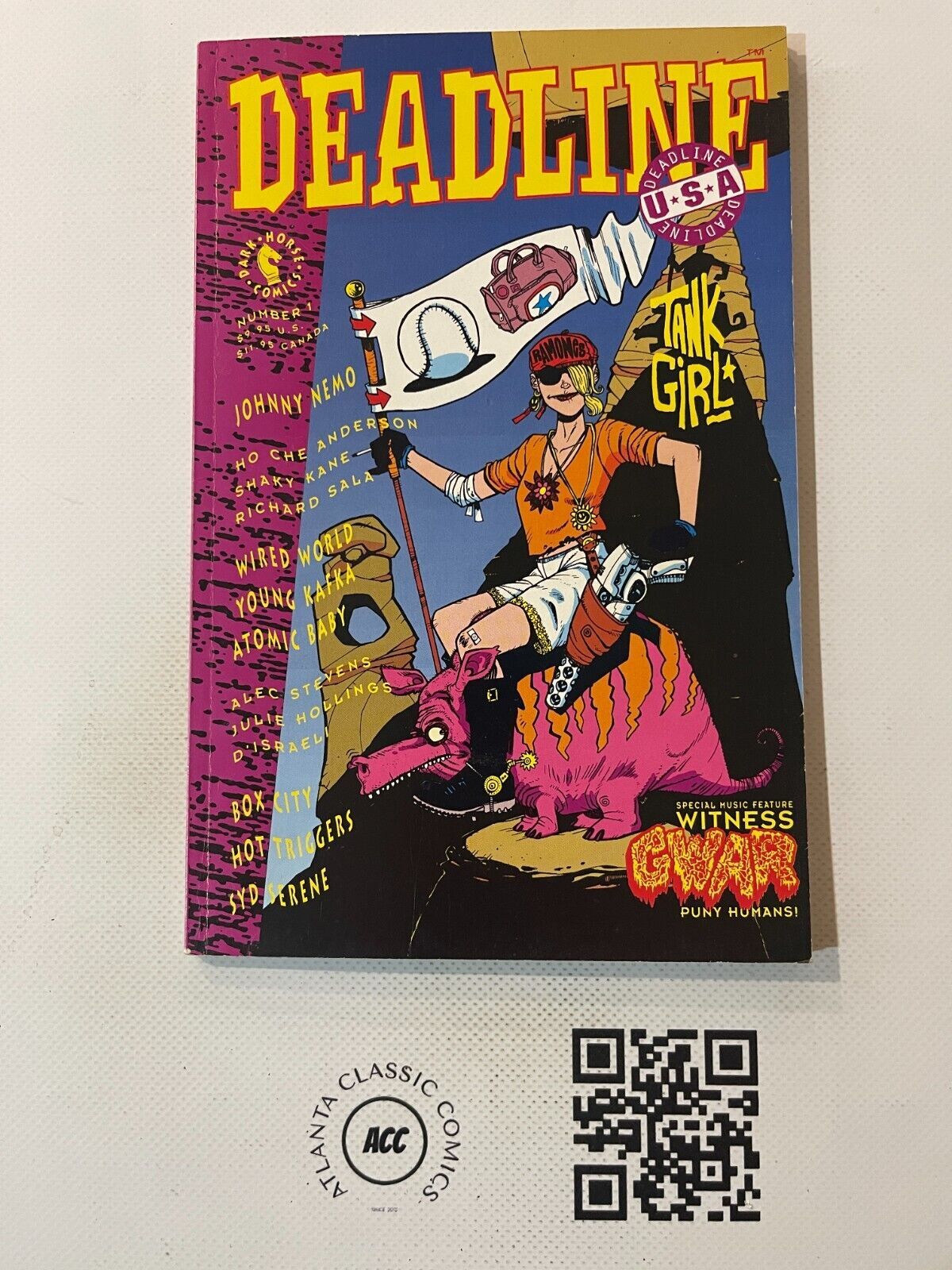 Deadline # 1 NM Dark Horse Comic Book Tank Girl Witness GWAR Puny Humans 4 J894 | Comic Books ...