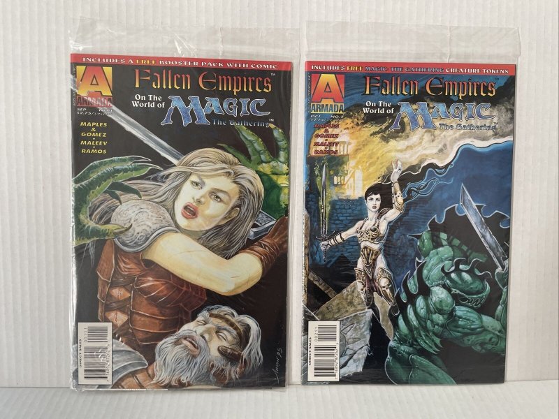 Fallen Empires On The World Magic The Gathering #1 And 2 Factory Sealed ...