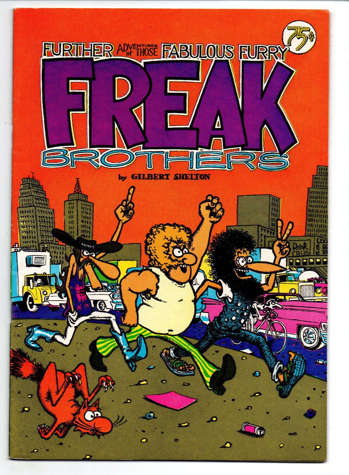 The Fabulous Furry Freak Brothers #2 - 8th Print - Underground - 1975 ...
