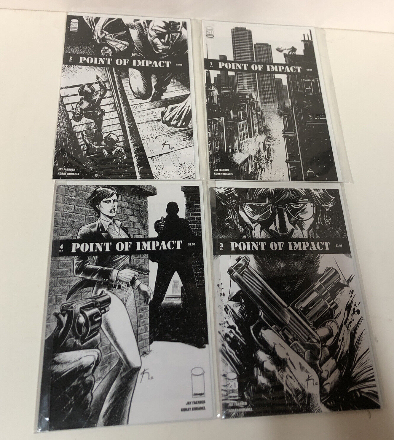 Point of Impact(2012) #1-4 VF/NM Complete Set ~ Image Comics | Jay Faerber | Comic Books ...