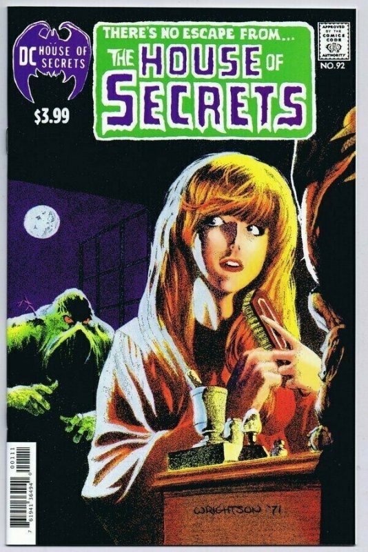 House of Secrets #92 Official Reprint Facsimile DC Comics 1st Swamp ...