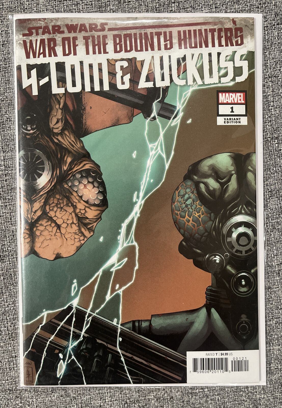 Star Wars: WAR of the Bounty Hunters 4-Lom & Zuckuss #1C Variant Marvel ...