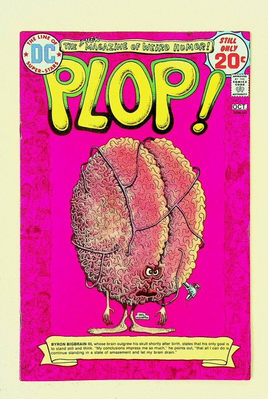 Plop! #7 (Sep-Oct, 1974; DC) - Fine/Very Fine | Comic Books - Modern ...
