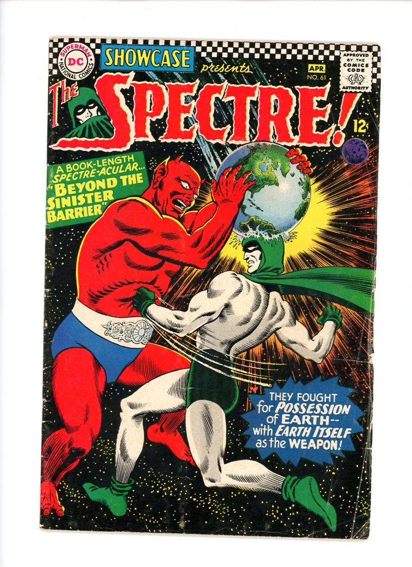 Showcase #61 1966 VG/F Spectre! | Comic Books - Silver Age, DC Comics ...