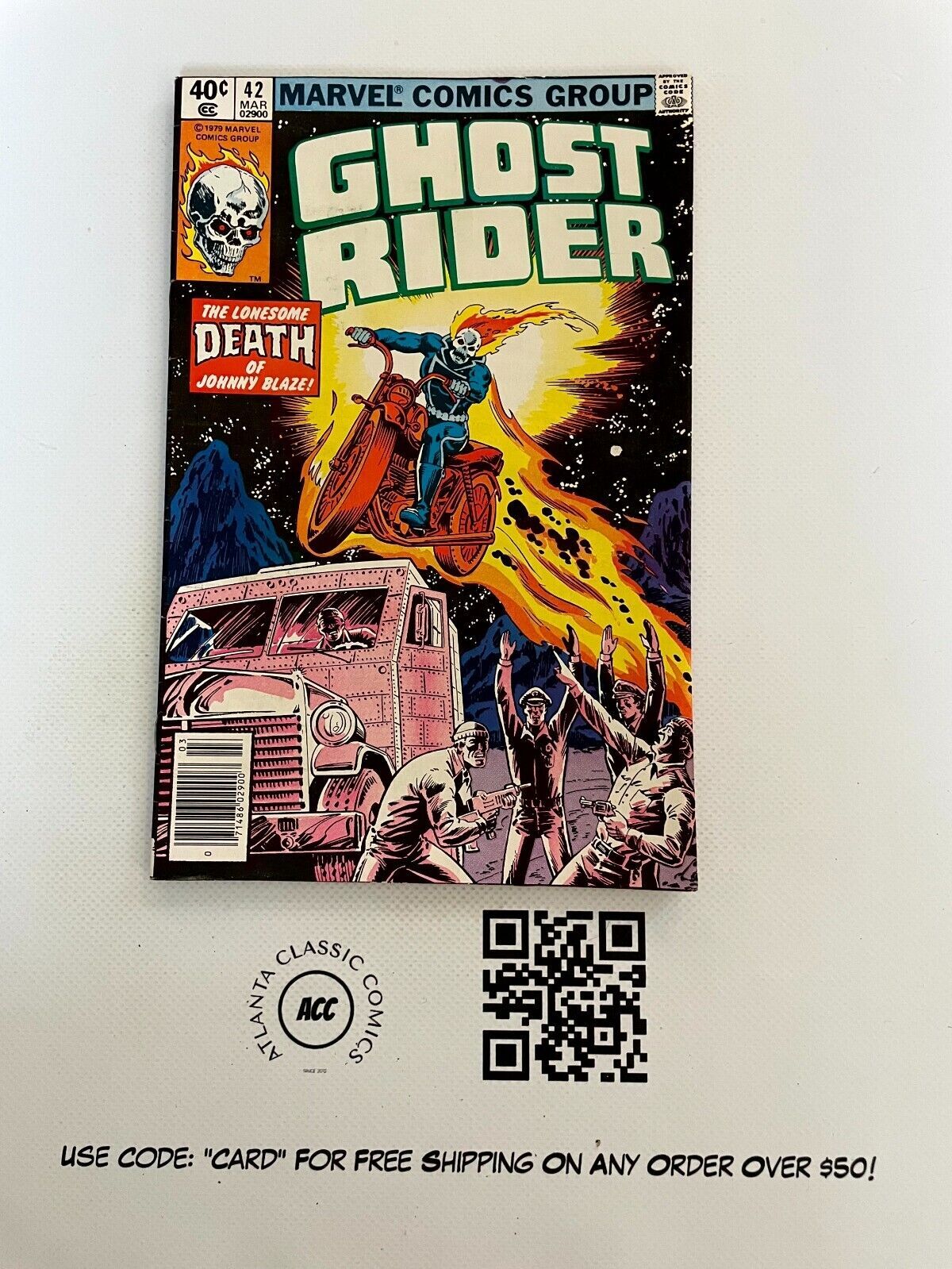 Ghost Rider # 42 VF Marvel Comic Book Avengers Hulk Thor X-Men Hawkeye ...