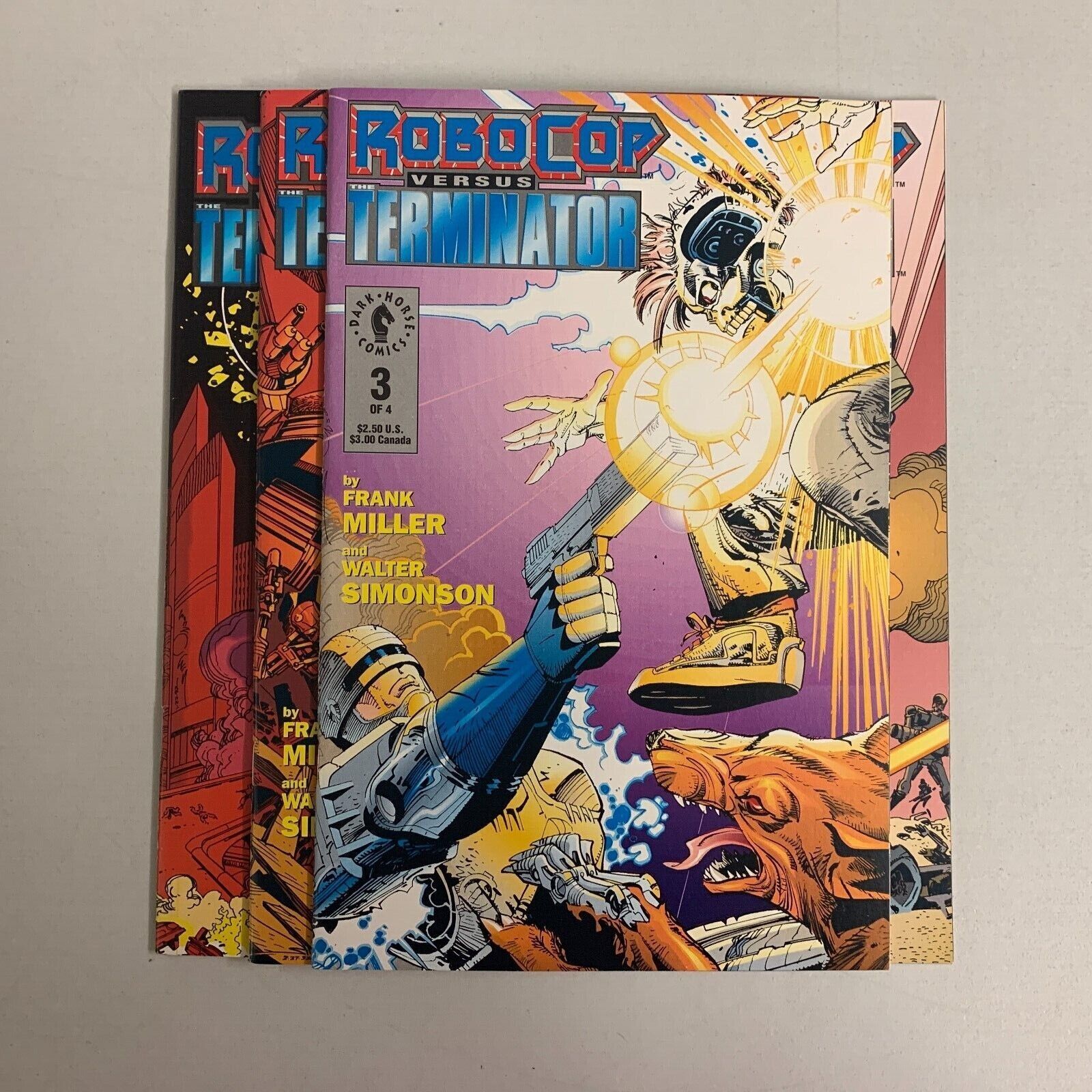 RoboCop Versus Terminator #1-4 Set (Dark Horse 1992) 1 2 3 4 Frank ...
