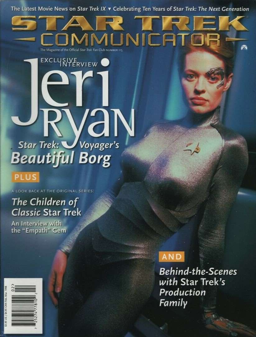 Star Trek Communicator #115 VF ; Paramount | Jeri Ryan Official Fan ...