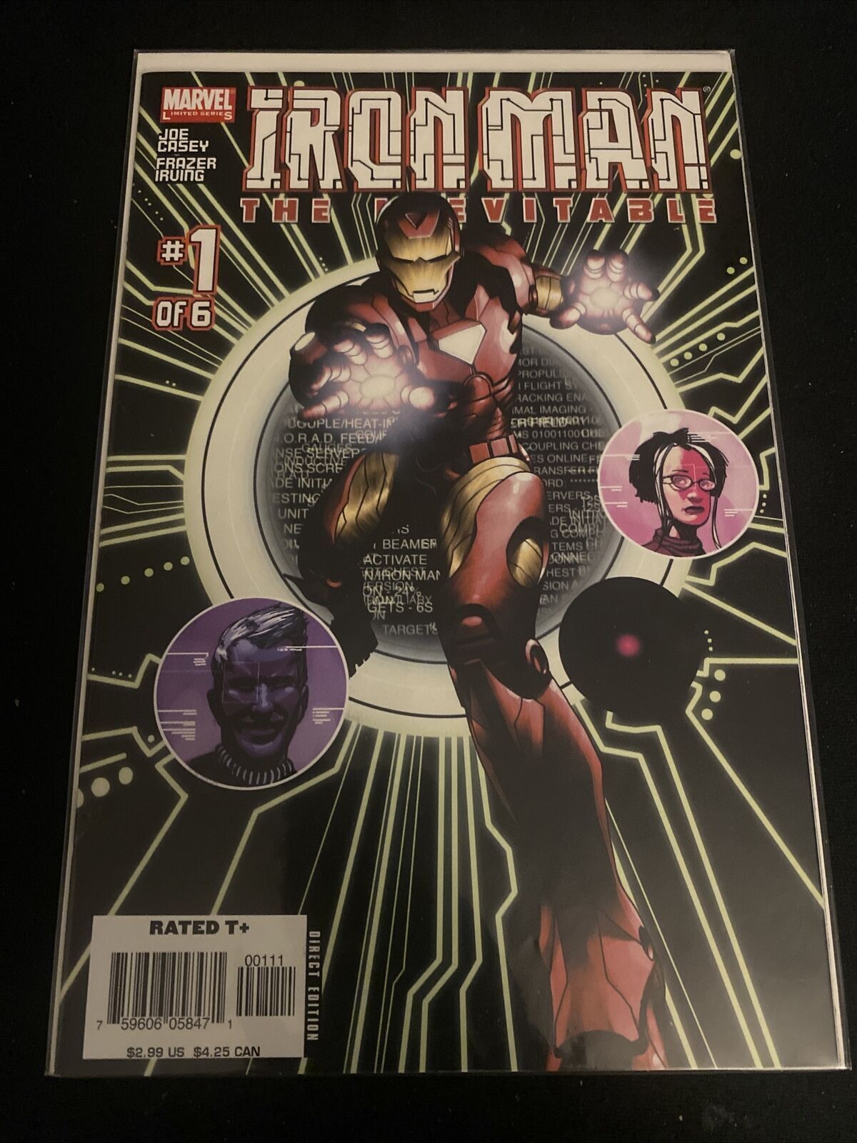 MARVEL COMICS IRON MAN: THE INEVITABLE Complete set #1 2 3 4 5 6 Casey ...
