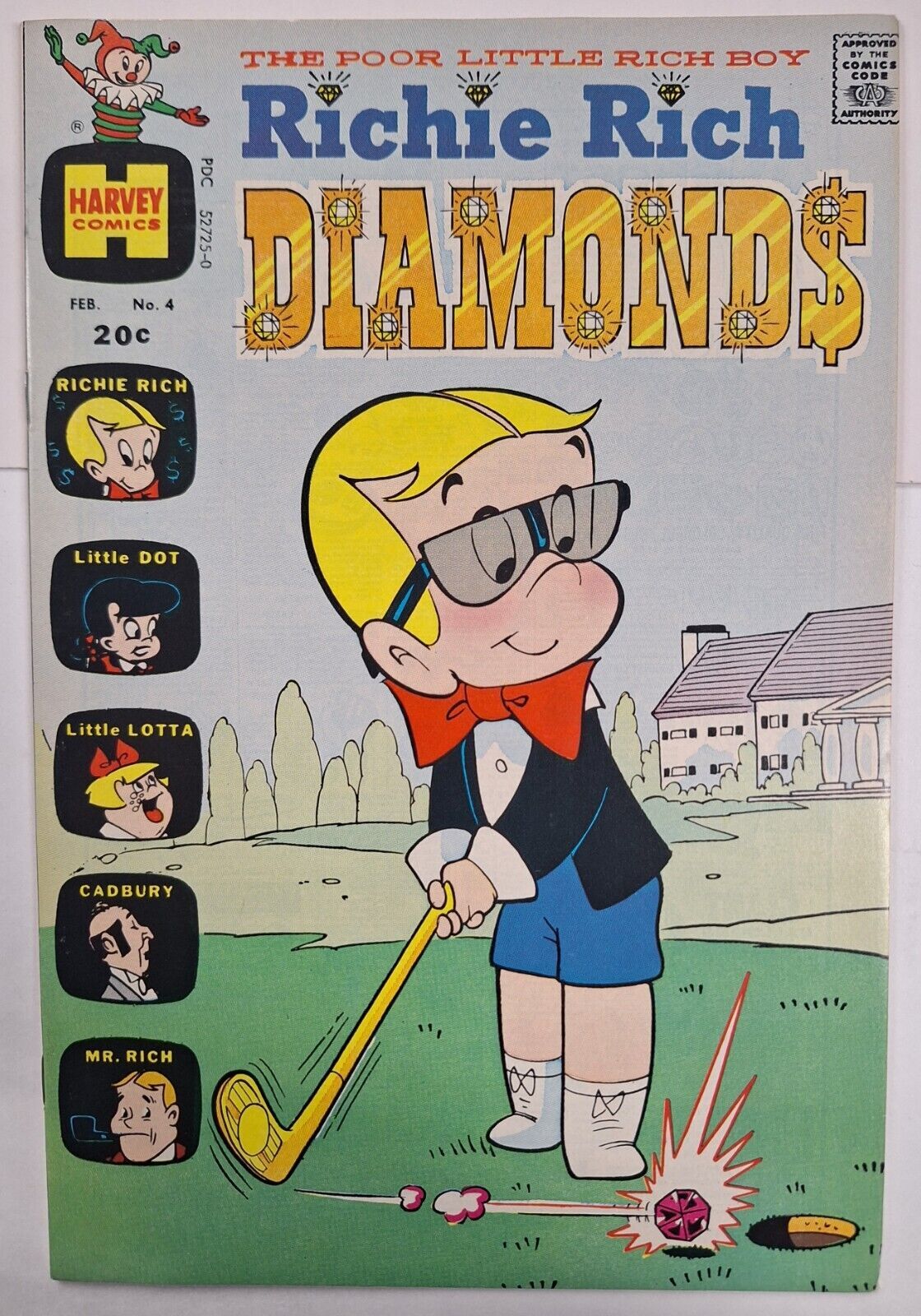 RICHIE RICH DIAMONDS 4 (FEB 1973) Howie Post and Dom Sileo F-VF | Comic ...