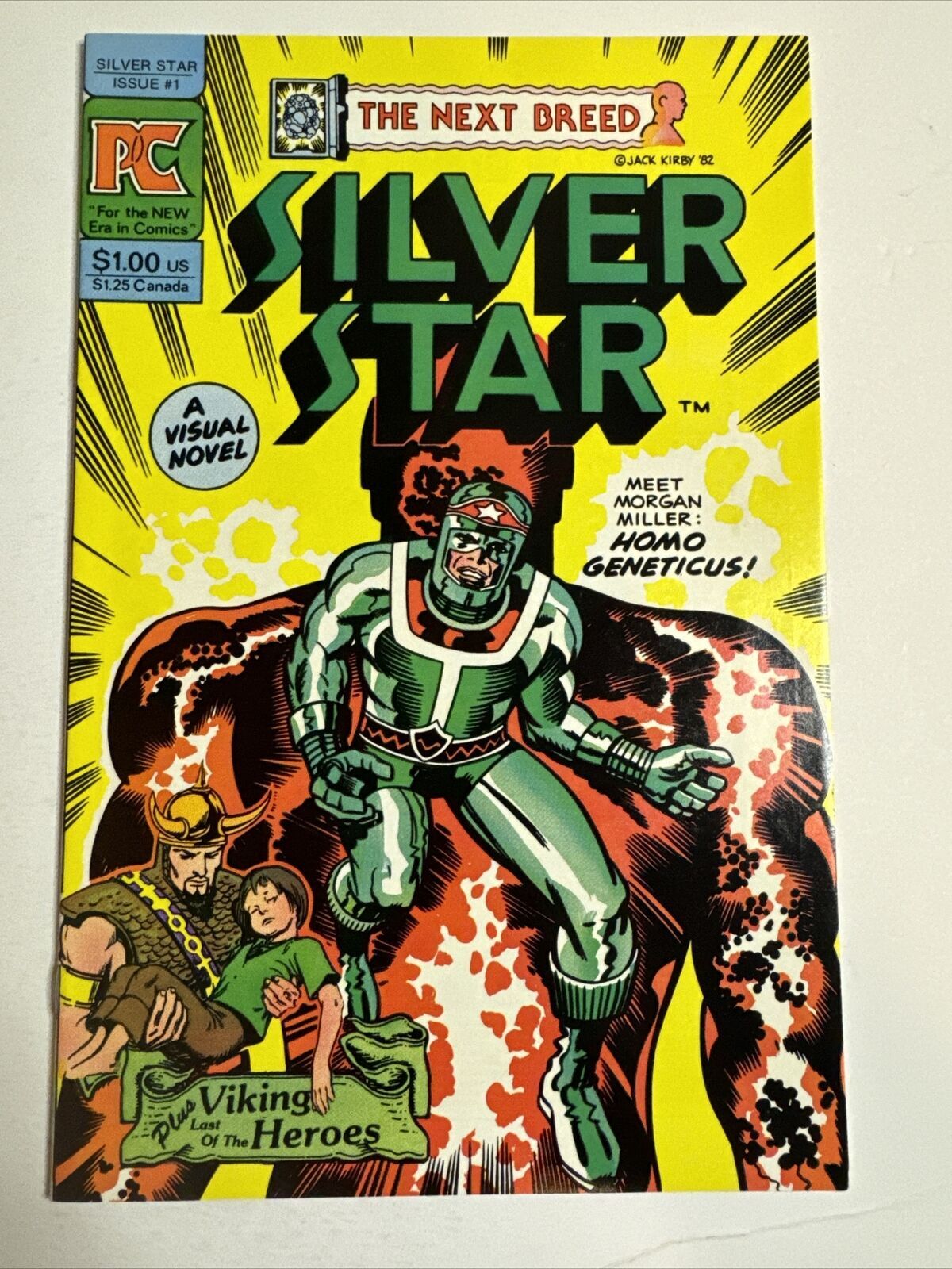 Silver Star #1: “Homo-Geneticus!” Jack Kirby, Key, Pacific Comics 1983 ...