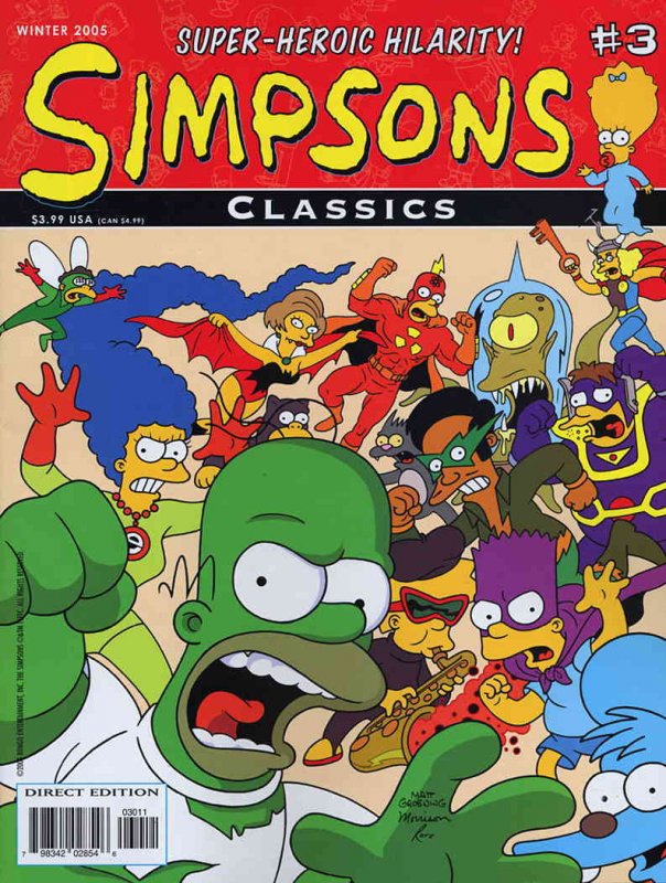 Simpsons Classics #3 VF ; Bongo | | Comic Collectibles - Magazines ...