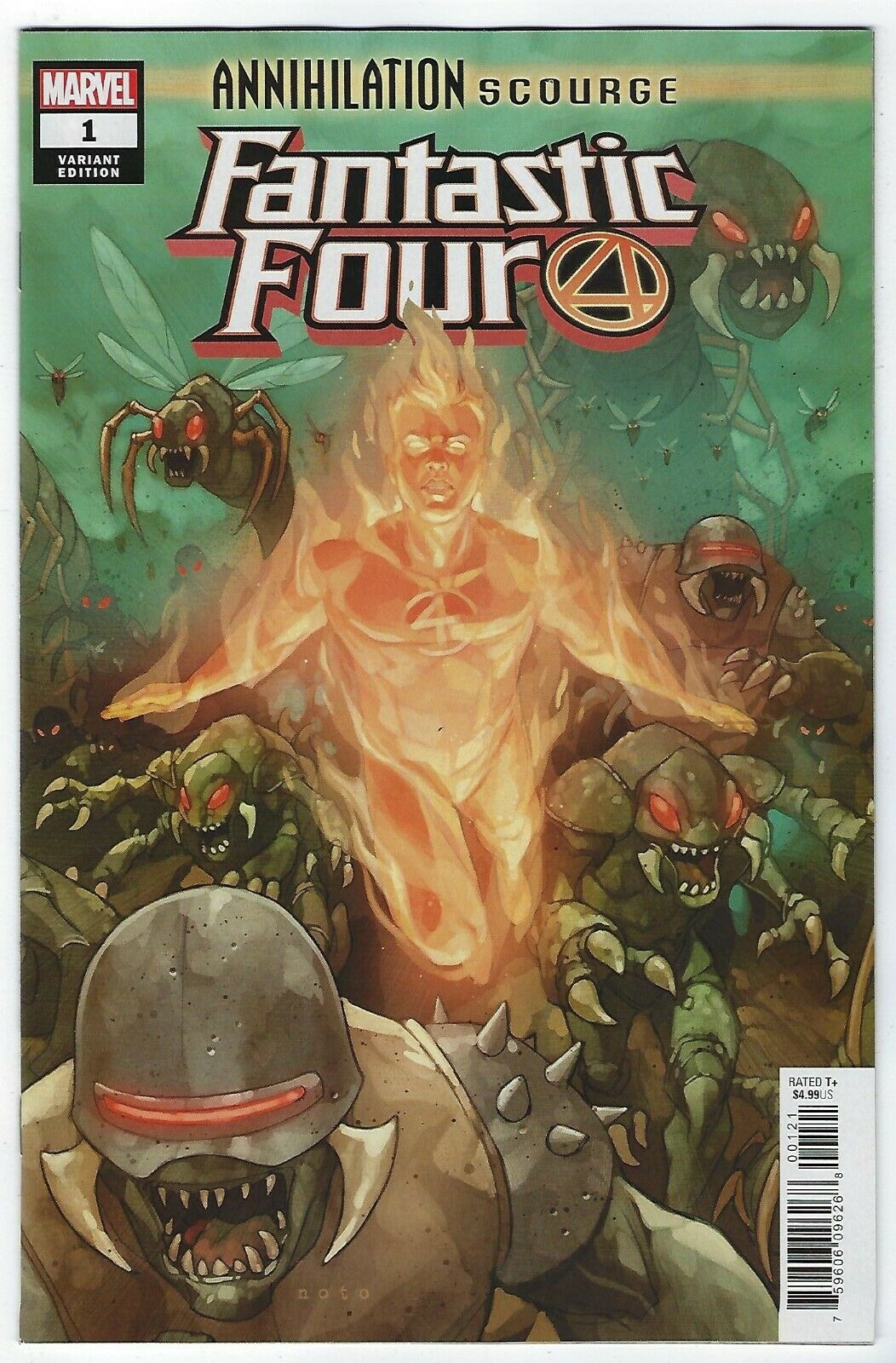 Annihilation Scourge Fantastic Four # 1 Noto Variant NM Marvel | Comic ...