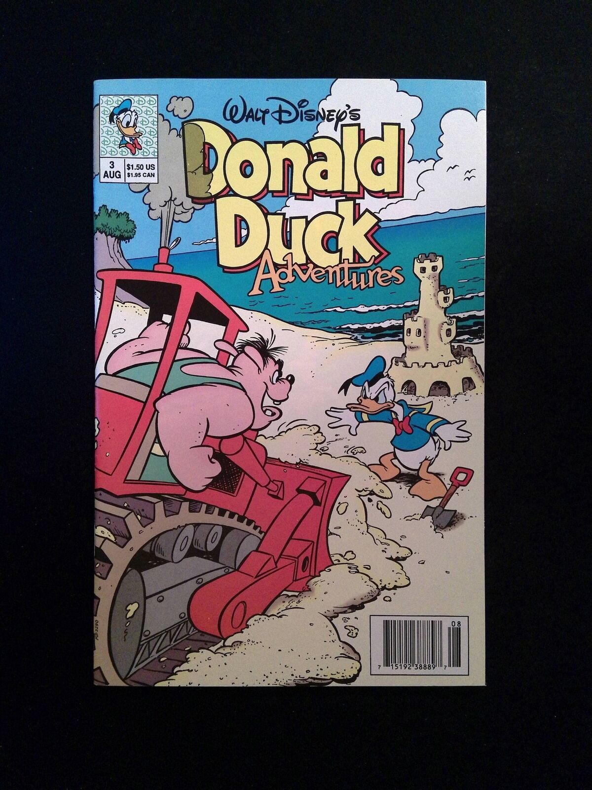 Donald Duck Adventures #3 WALT DISNEY PRODUCTIONS Comics 1990 VF+ ...