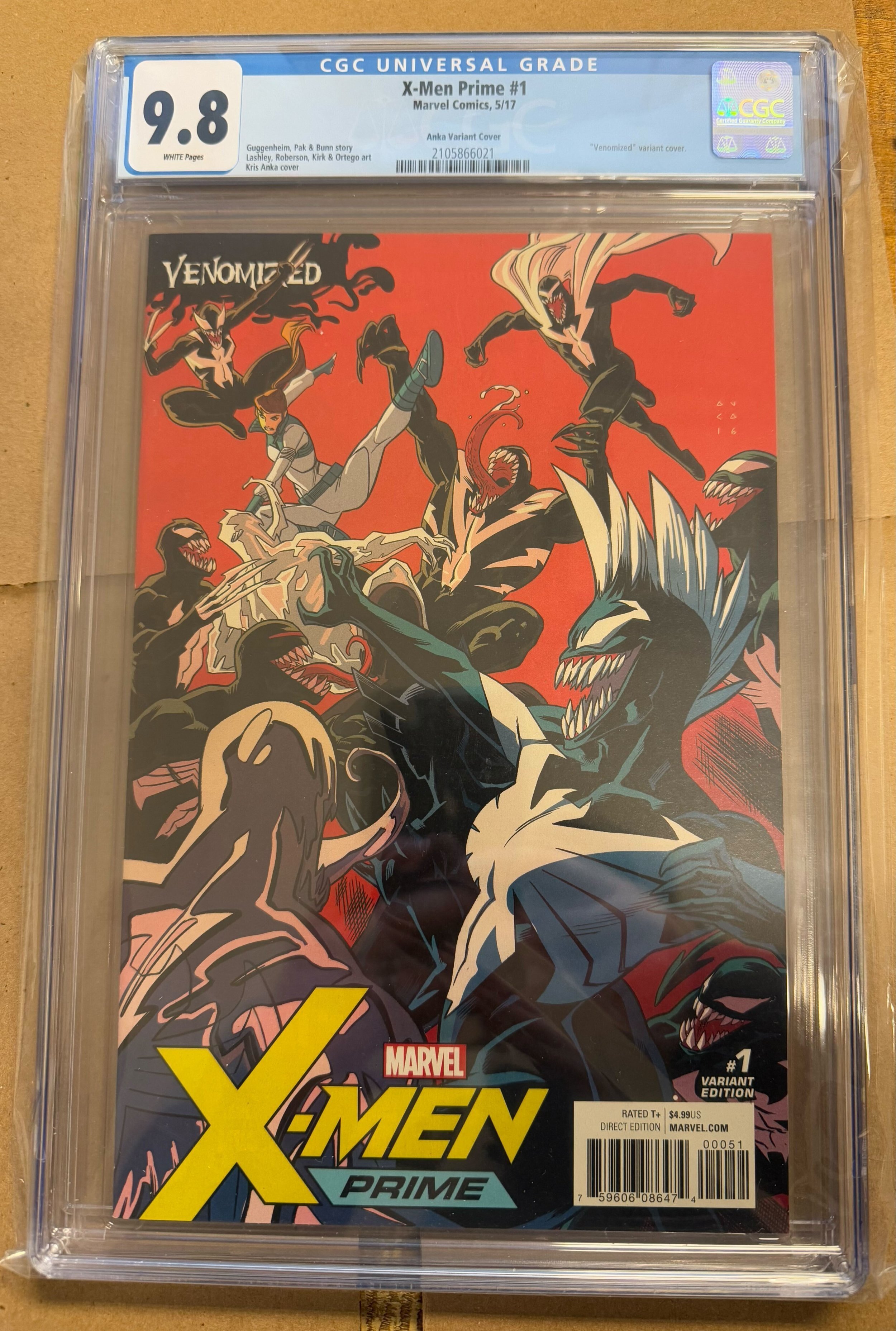 X-Men Prime #1 Anka Variant Cover (2017) CGC 9.8 | Comic Books - Modern Age, Marvel, X-Men ...