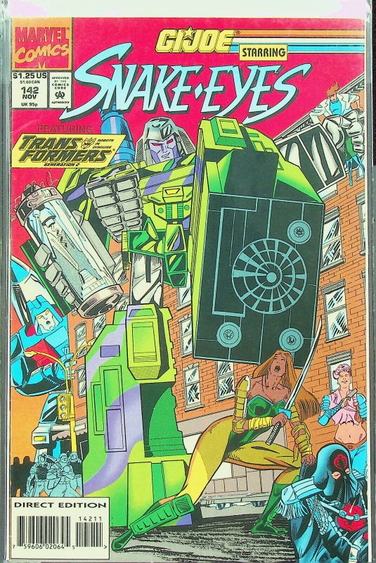 G.I. Joe - Snake-Eyes &Transformers #139-142 (Jul-Oct 1993) - Comic Set ...