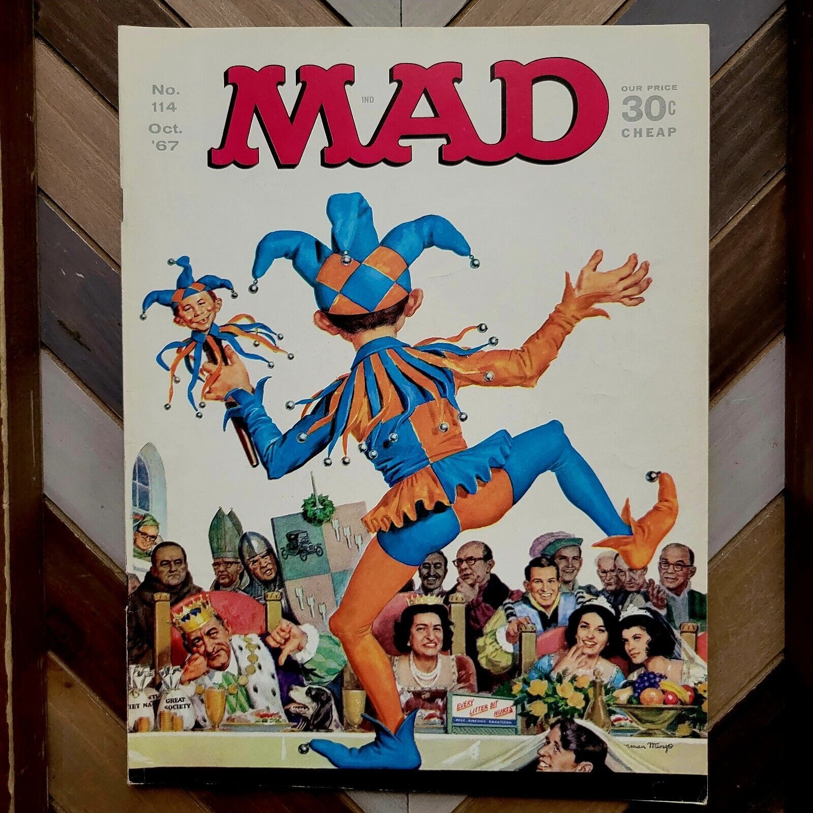 Vintage MAD Magazine #114 (Oct 1967) Pres Johnson | Game Shows | The ...