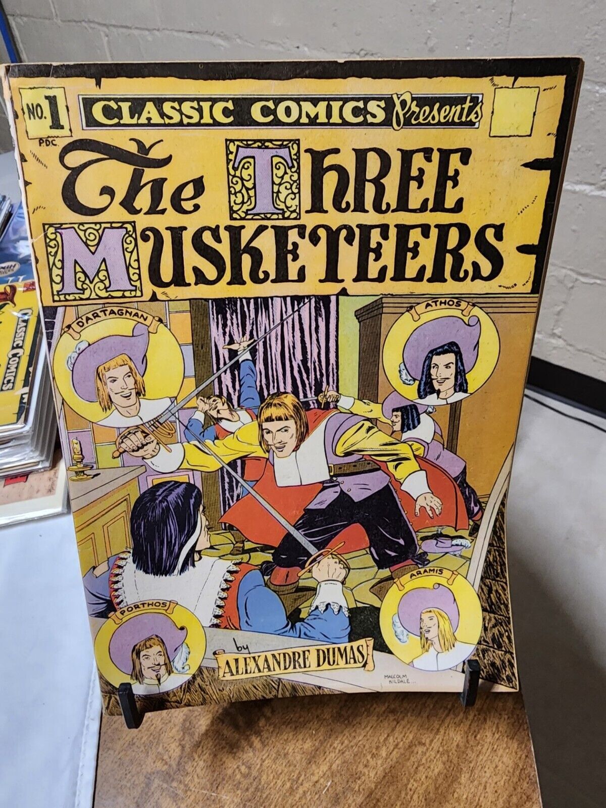 Classic Illustrated Comic No 1 The Three Musketeers HRN 21 1946 Very ...