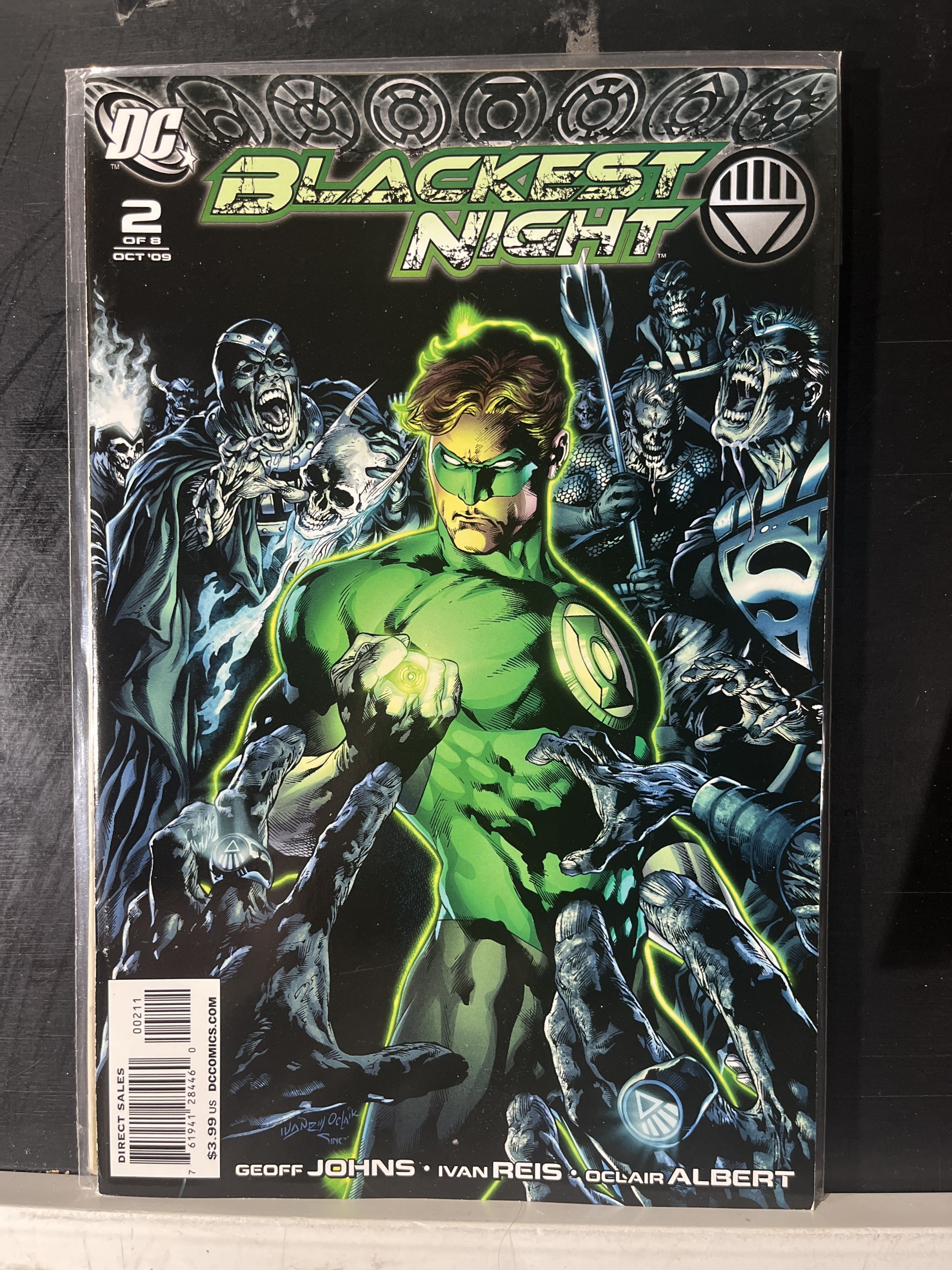 Green Lantern Blackest Night Covers