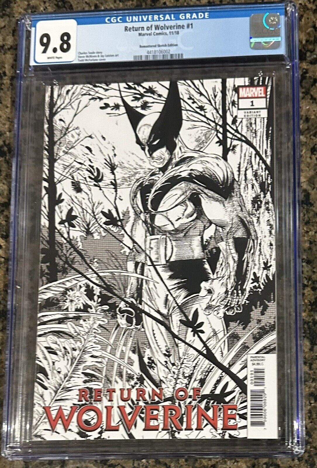 Return of Wolverine #1 1:1000 McFarlane Remastered Sketch Variant CGC 9 ...