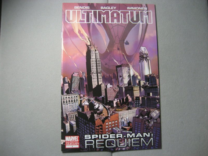 Ultimatum Spider-Man Requiem #1 1B Immonen Variant 2nd Printing (2009 ...