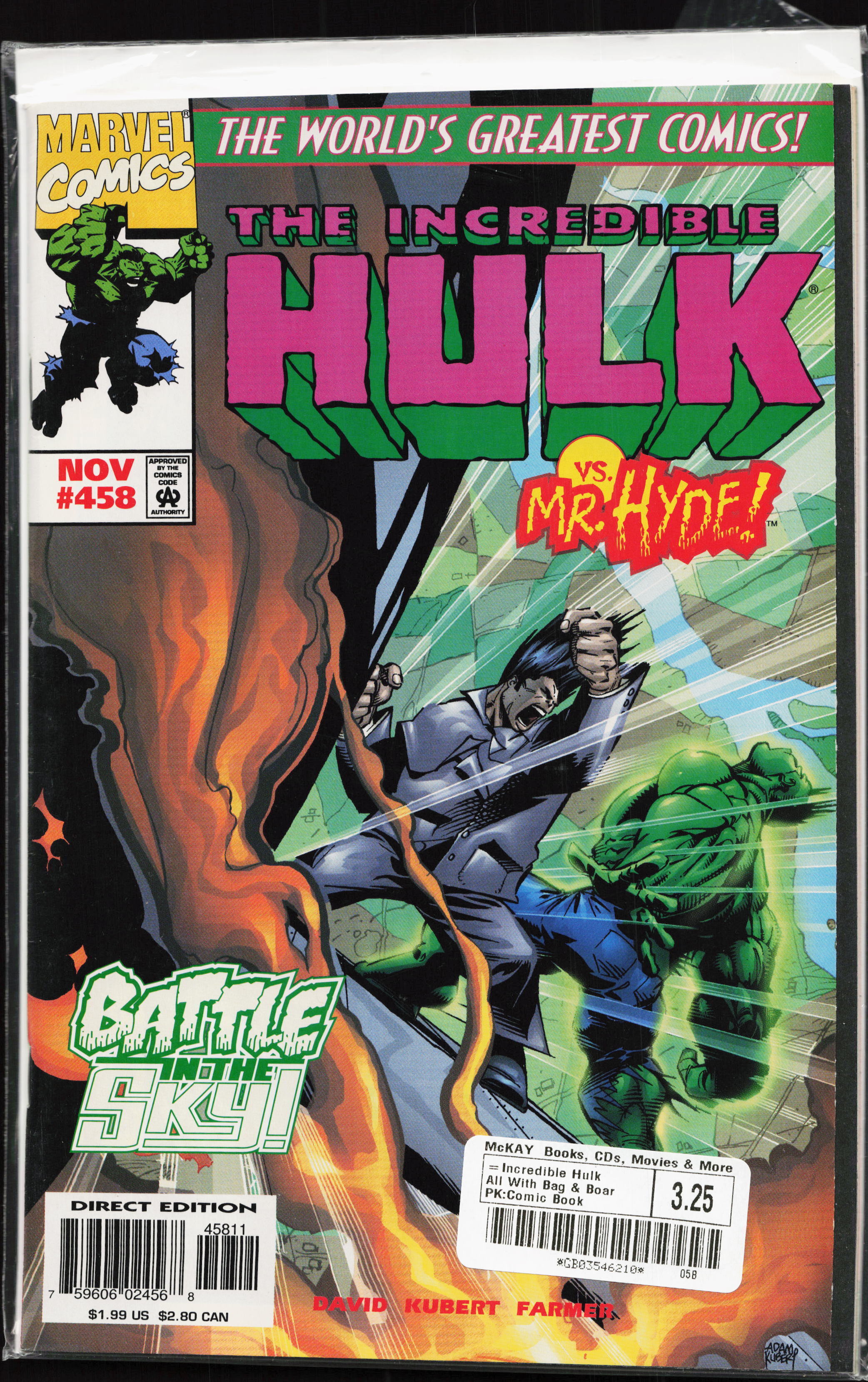 The Incredible Hulk #458 (1997) Hulk | Comic Books - Modern Age, Marvel ...