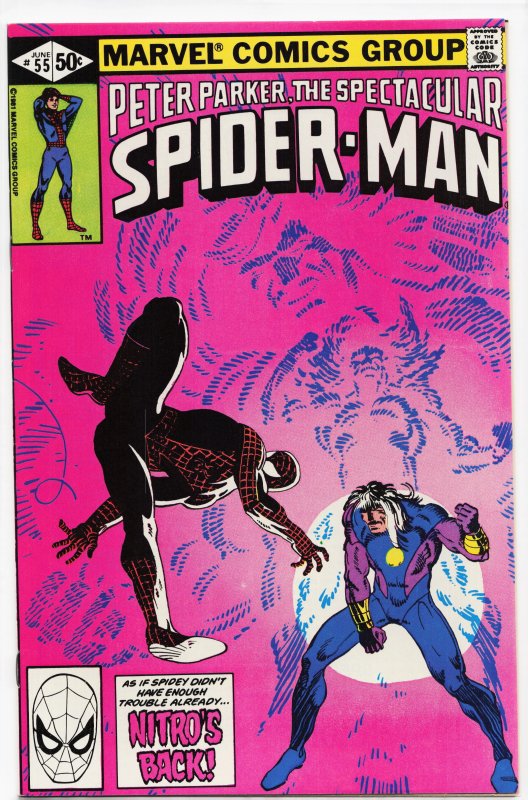 The Spectacular Spider-Man #55 (1981) Spider-Man | Comic Books - Bronze ...