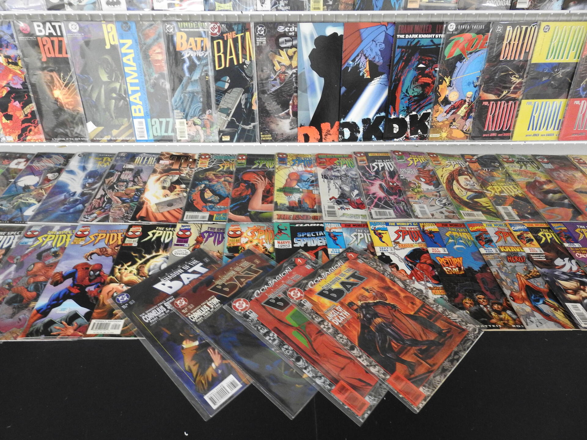 Huge Lot 160+ Comics W/ Shadow of The Bat, Batman, Spider-Man+ Avg VF ...