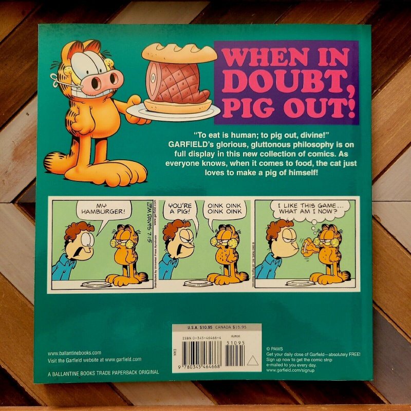 "Garfield Pigs Out" 42nd Book (Jim Davis, 2006) New/Unread Trade ...